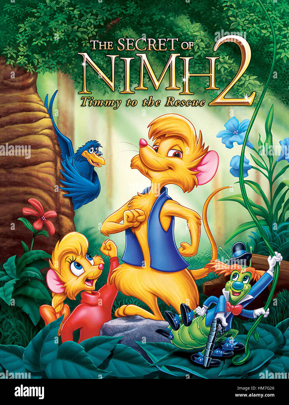 THE SECRET OF NIMH 2: TIMMY TO THE RESCUE, poster, rear right: Jeremy ...