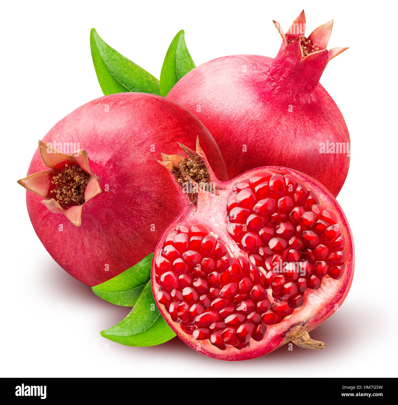 Pomegranate isolated on white background with clipping path Stock Photo ...