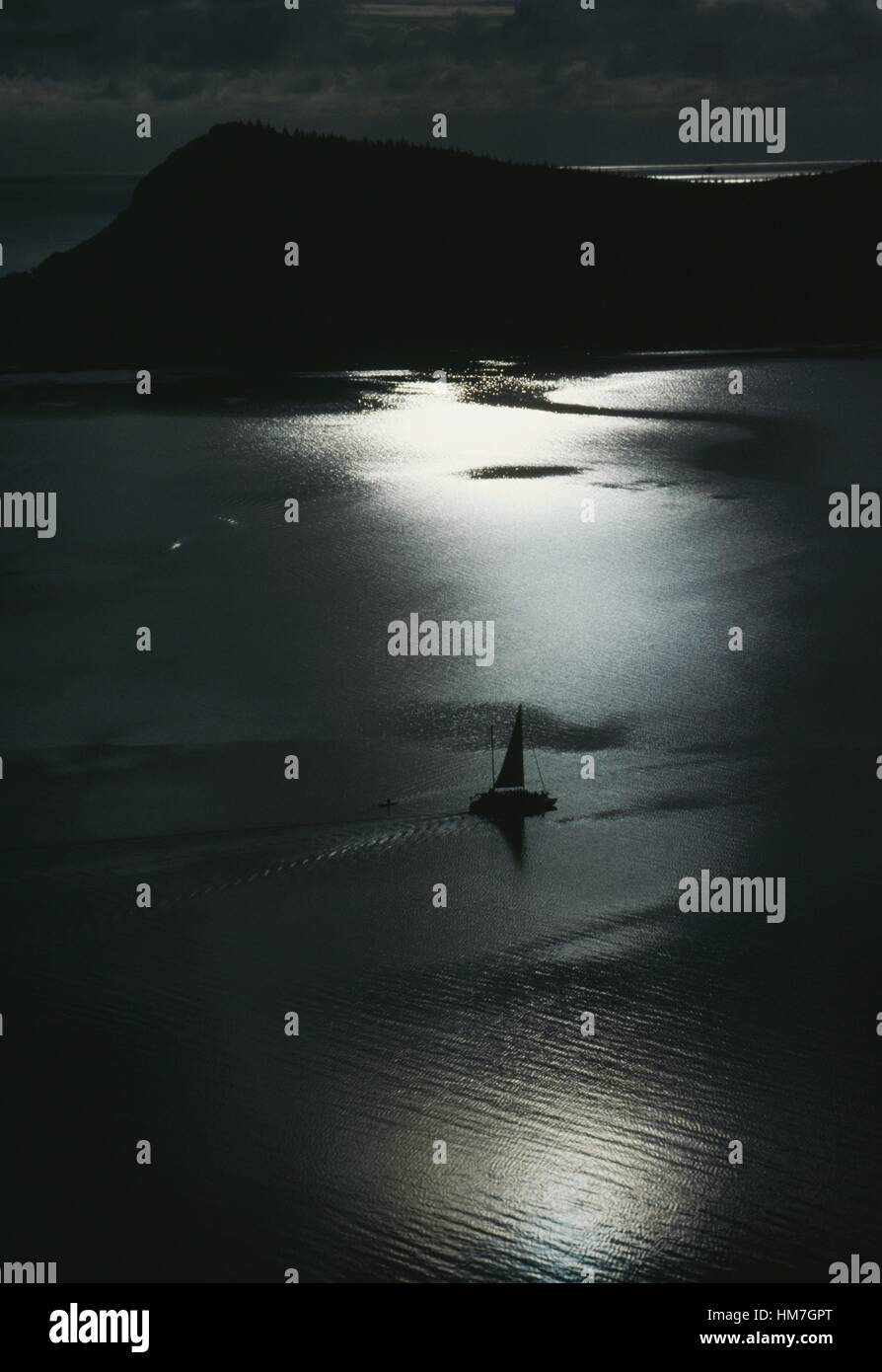 French polynesia sail boat in hi-res stock photography and images - Alamy