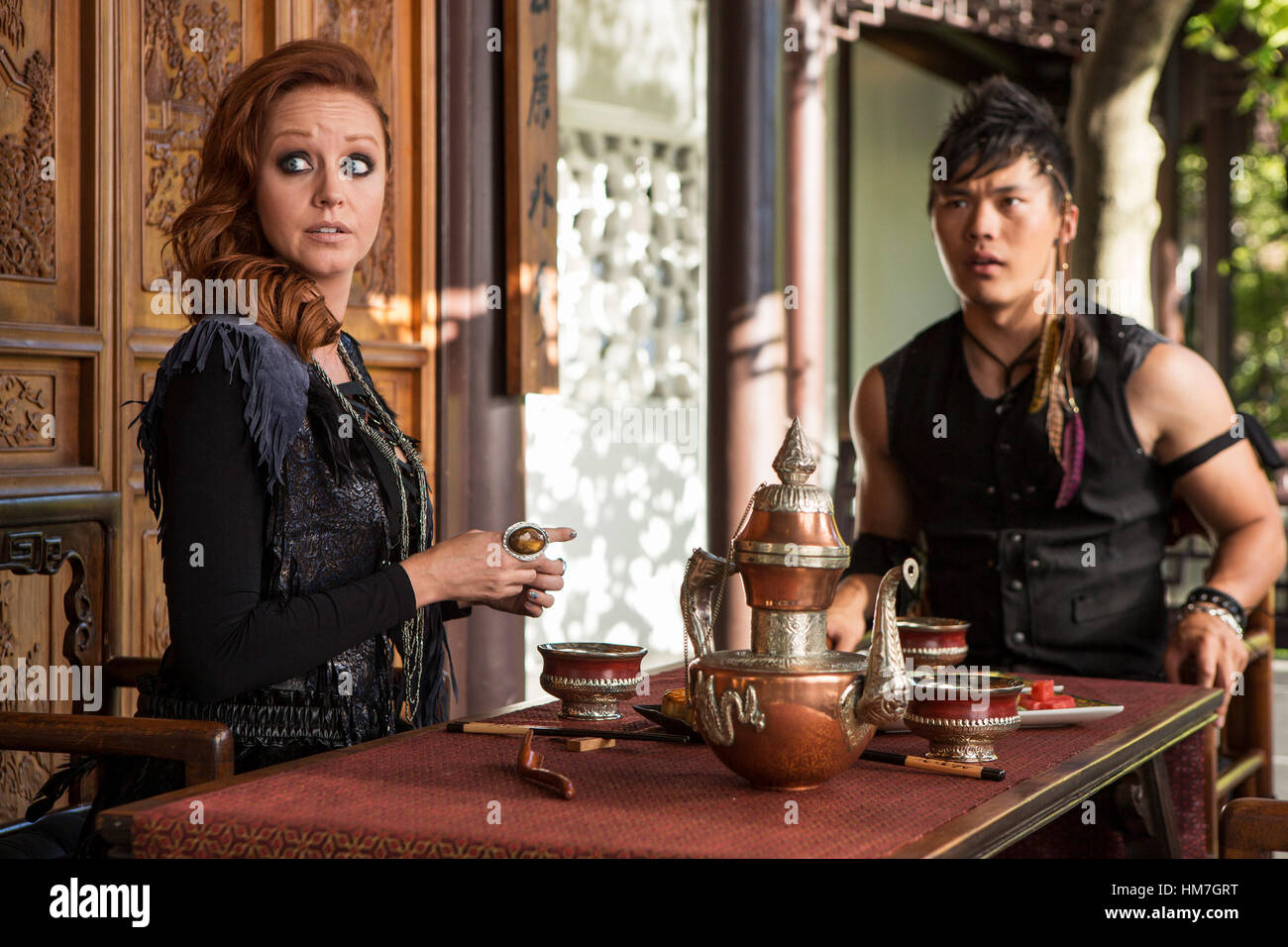 THE LIBRARIANS, l-r: Lindy Booth, John Harlan Kim in 'And the Fatal ...