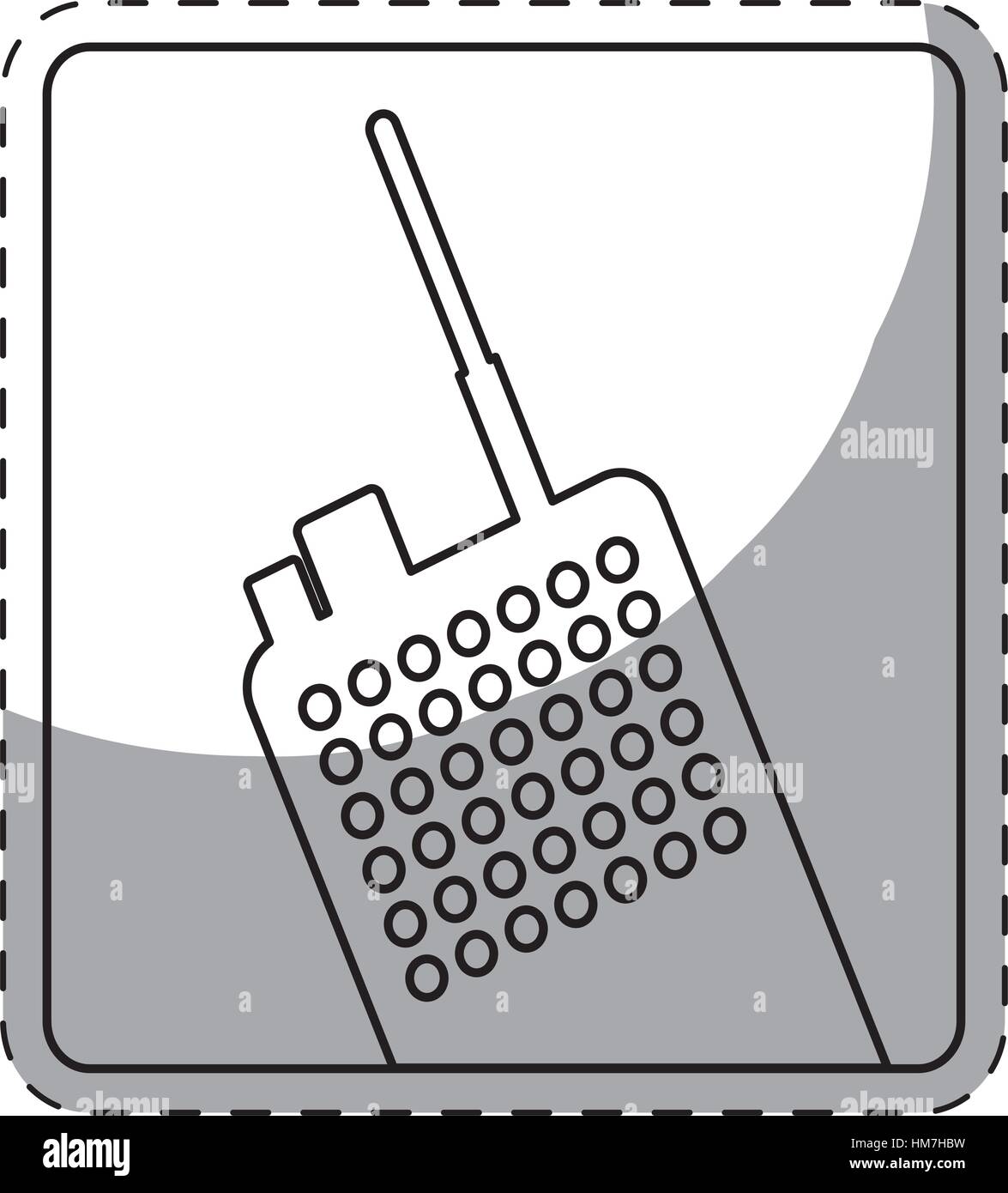 figure police radio icon image, vector illustration Stock Vector Image ...