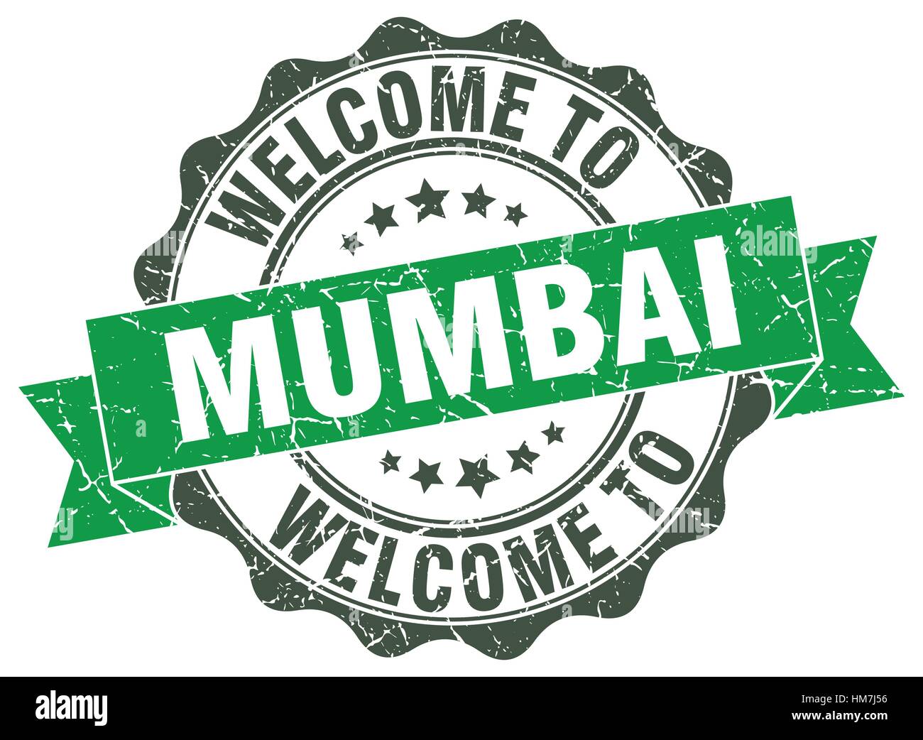 Welcome mumbai stamp Stock Vector Images - Alamy