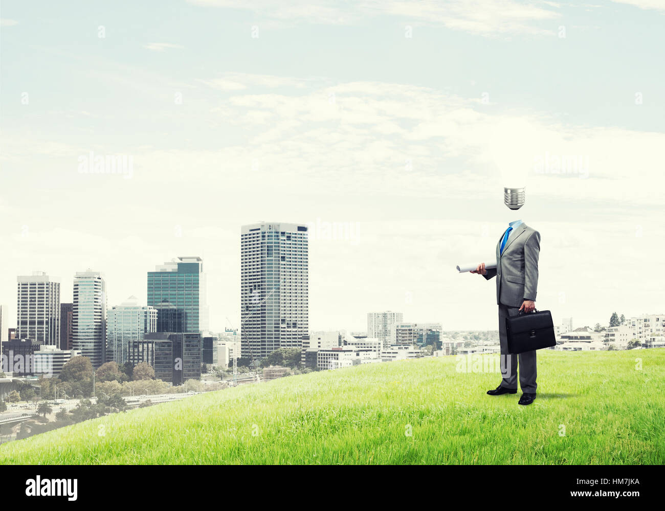 Man of creative ideas Stock Photo - Alamy