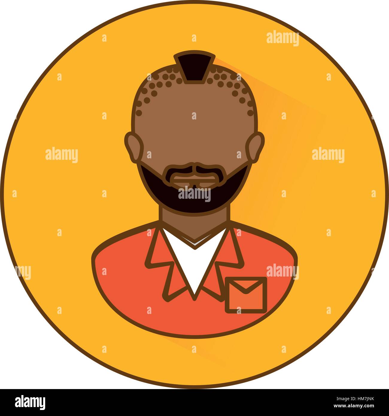 signal arrested man icon image, vector illustration Stock Vector Image ...