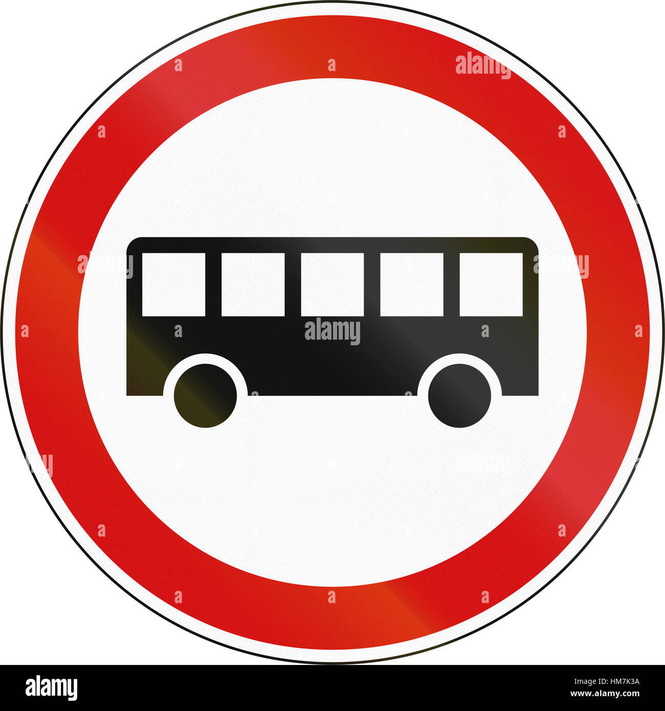 Prohibition of buses hi-res stock photography and images - Alamy