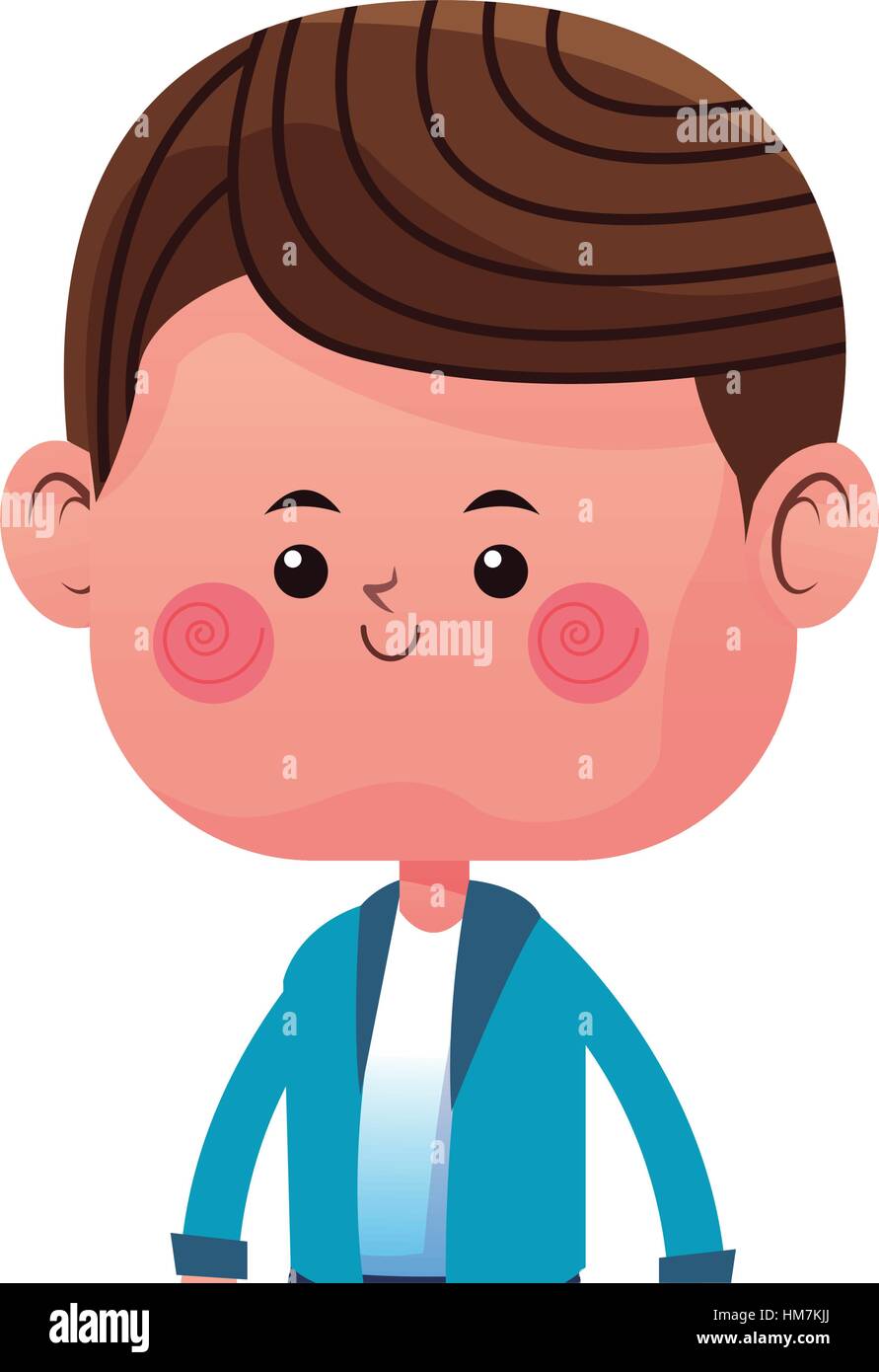 cute boy cartoon icon Stock Vector Image & Art - Alamy