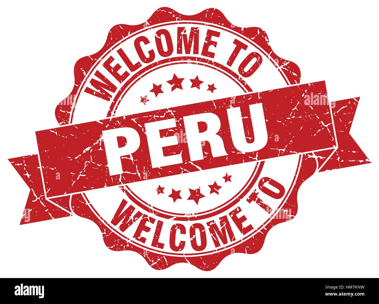 Peru round ribbon seal Stock Vector Image & Art - Alamy