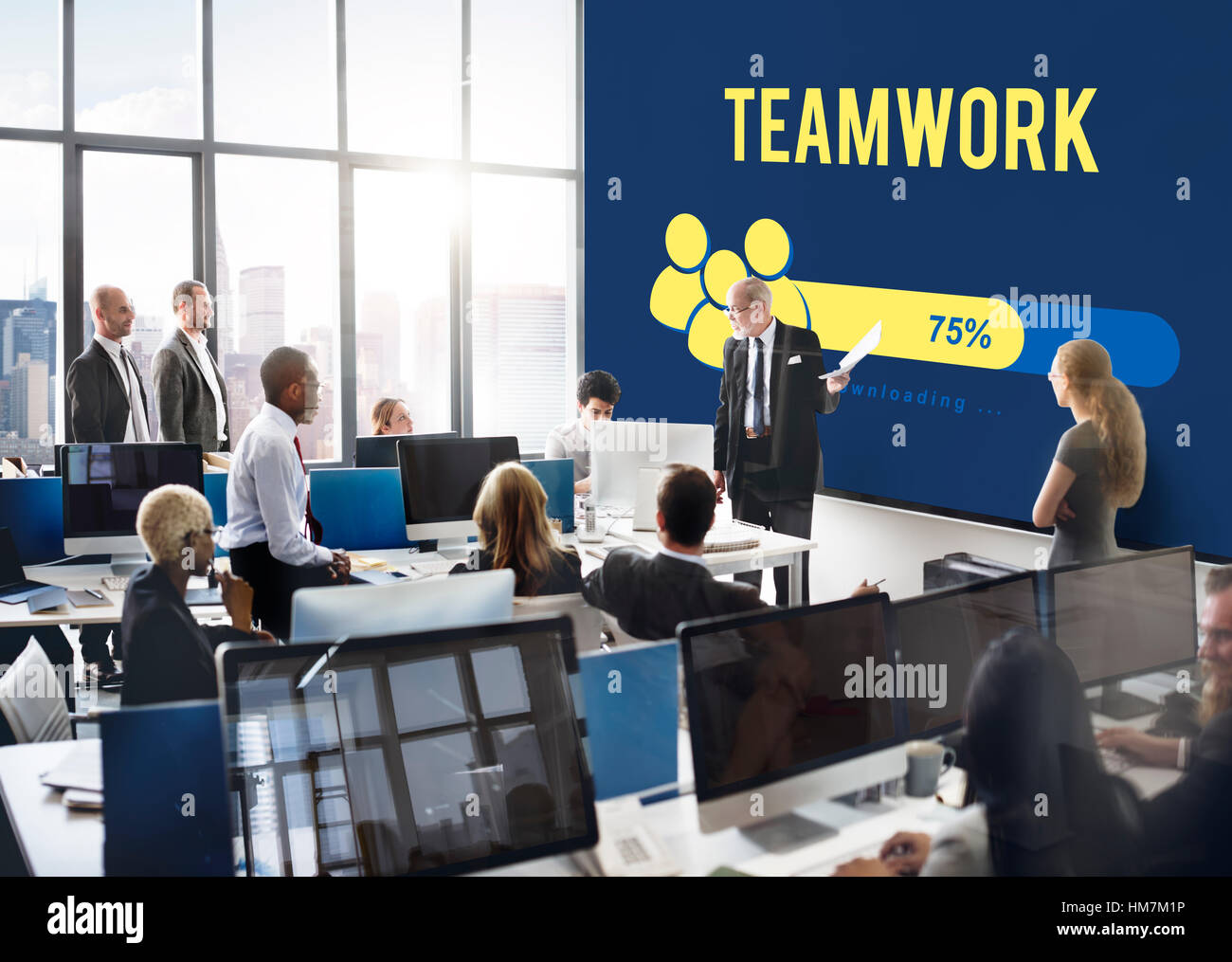 Partnership Team Cooperation Collaboration Concept Stock Photo - Alamy