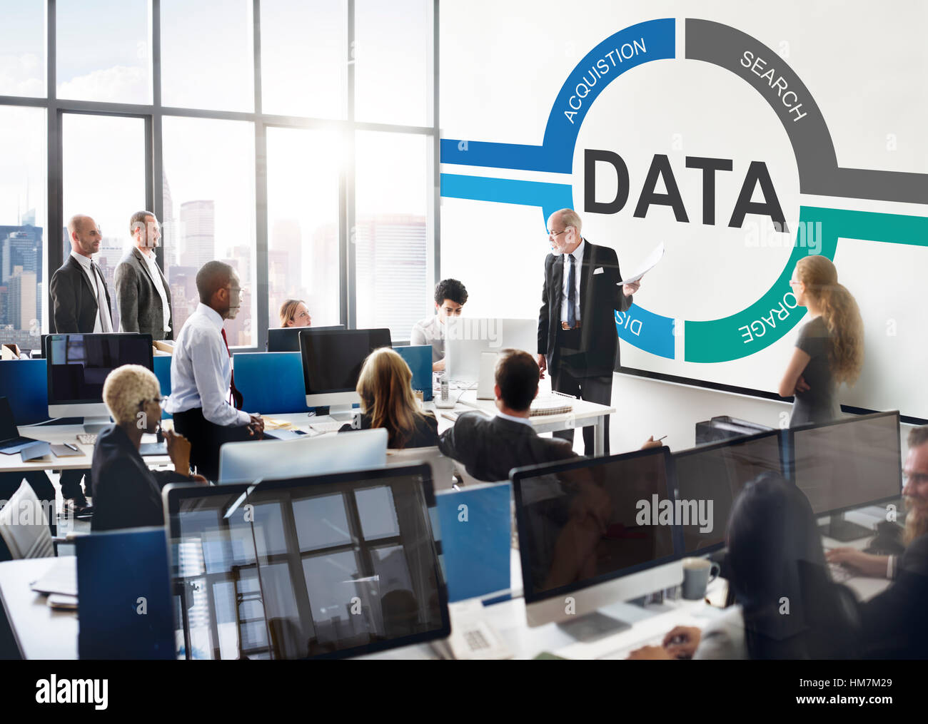 Data Analysis Information Technology Storage Concept Stock Photo - Alamy