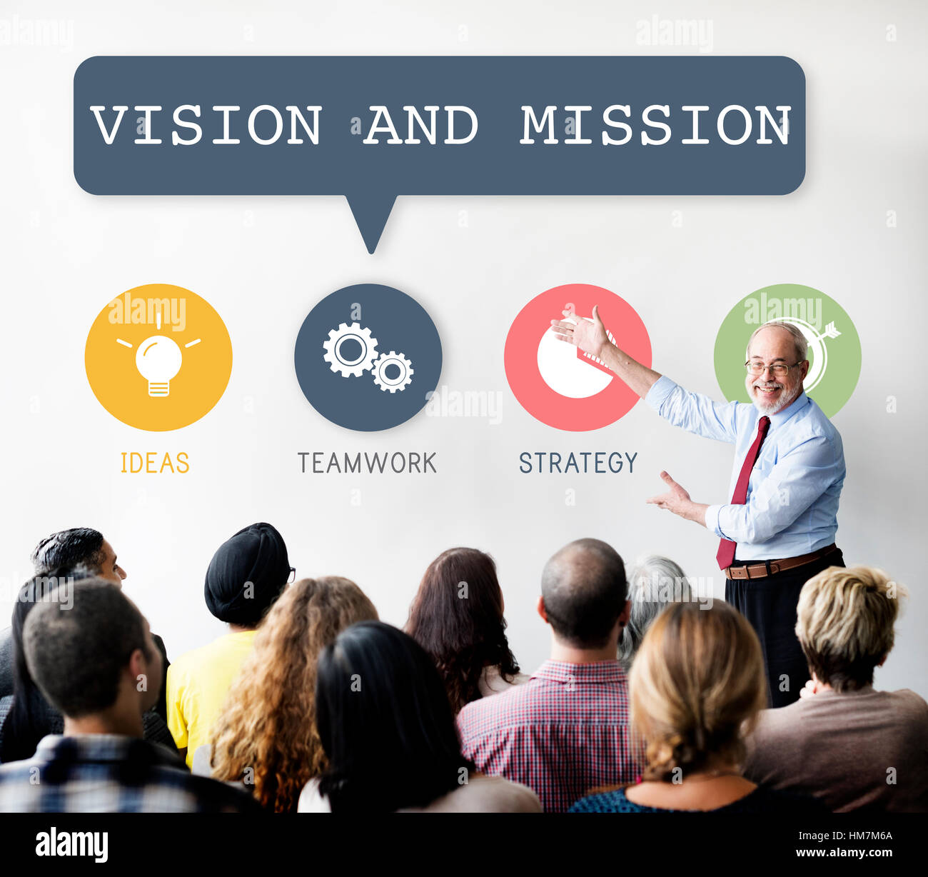 Vision Mission Business Planning Corporate Concept Stock Photo - Alamy