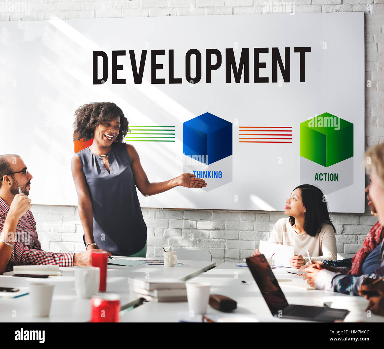 Business System Development Diagram Concept Stock Photo - Alamy