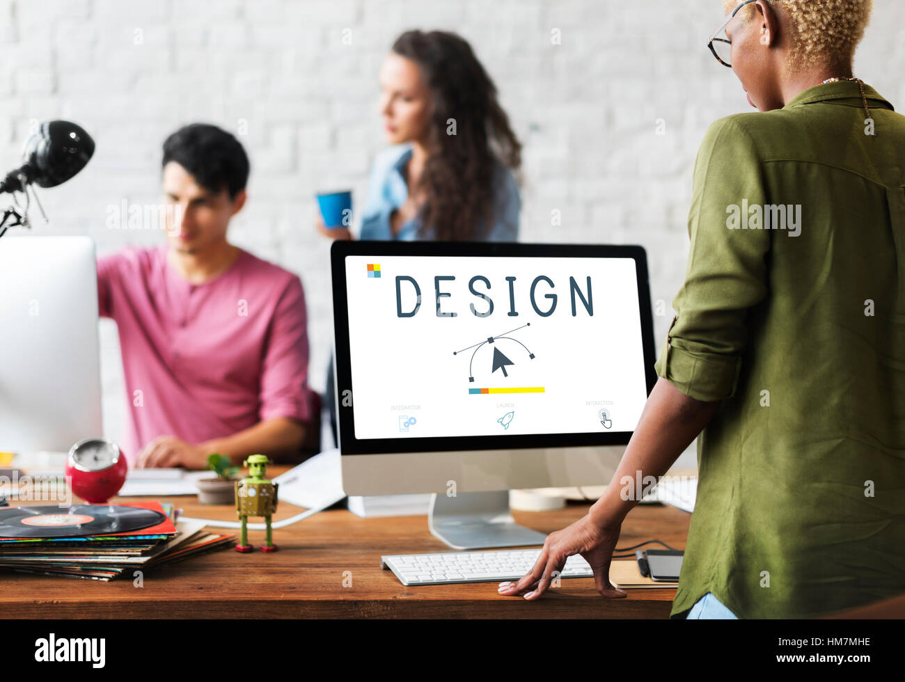 Design Ideas Objective Purpose Creative Draft Concept Stock Photo - Alamy