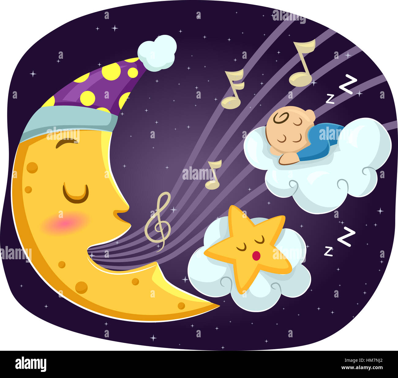 Singing baby sleep hi-res stock photography and images - Alamy