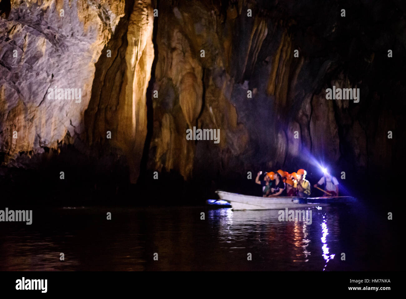 Exploring underground river at Puerto Princesa, Palawan, Philippines ...