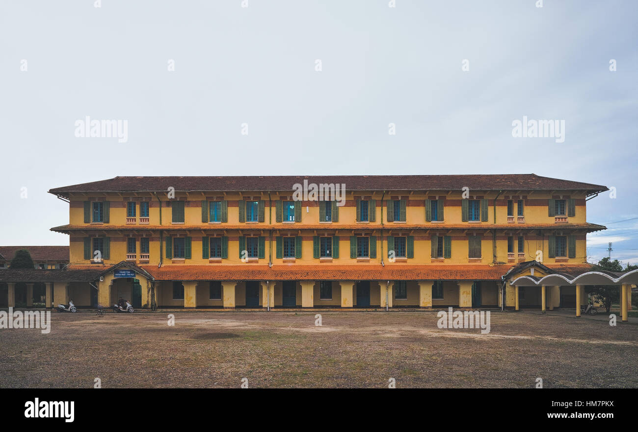 Arched architectural beauty, rustic buildings Pedagogical University in ...