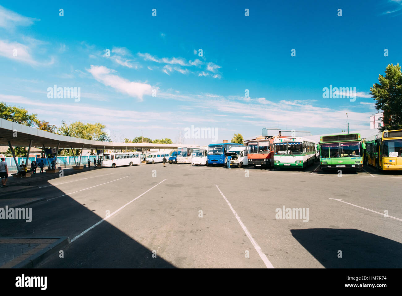 Bus buses station hi-res stock photography and images - Alamy