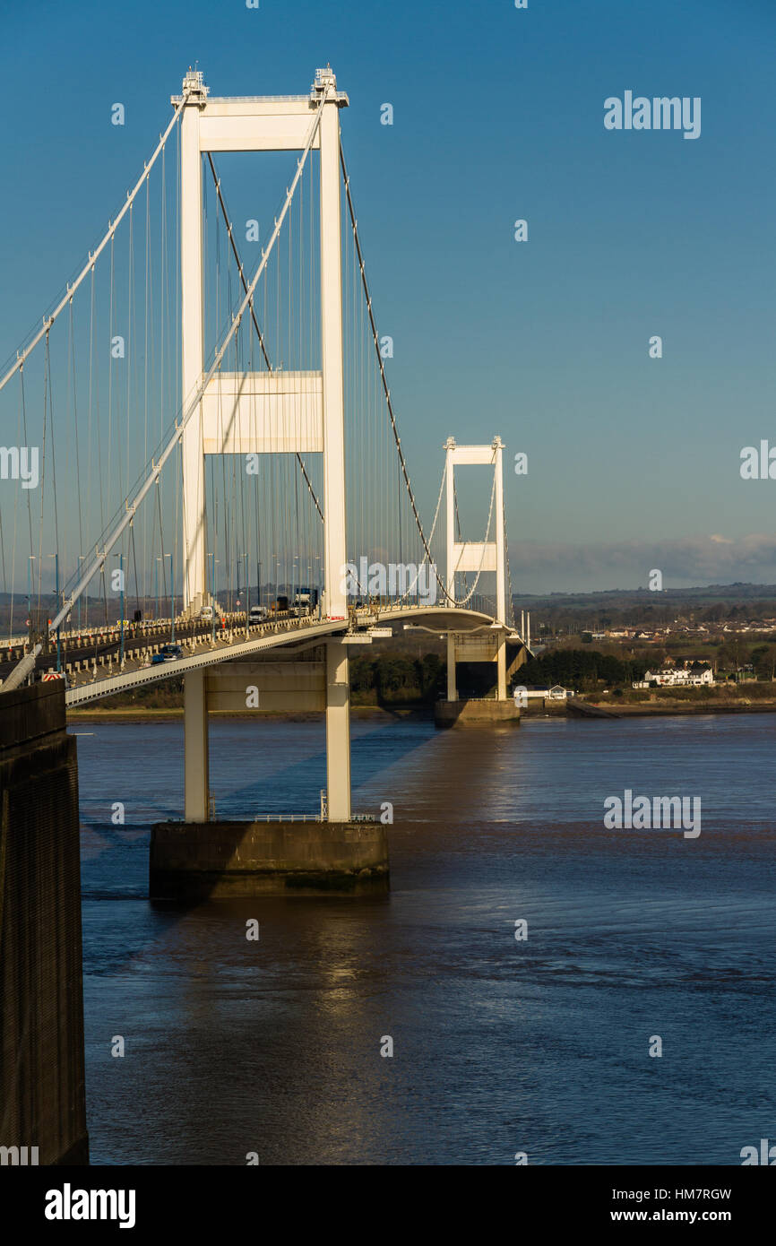 Bridge crosses the estuary hi-res stock photography and images - Alamy