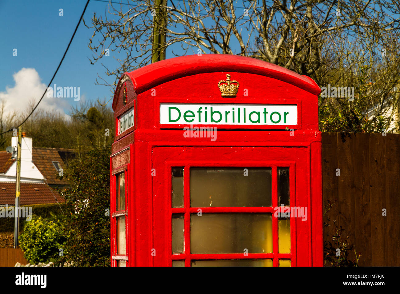 Defibrilator box hi-res stock photography and images - Alamy