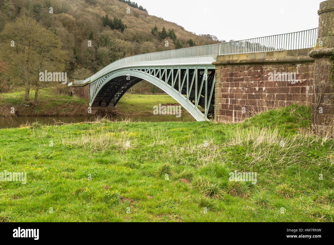 Bigsweir bridge crosses between Wales and England, in the united ...