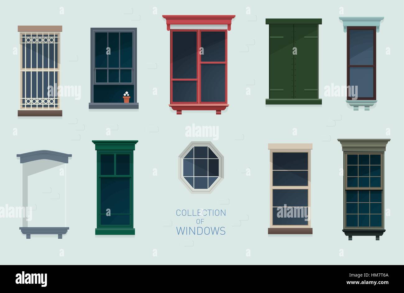 Old window frame Stock Vector Images - Alamy