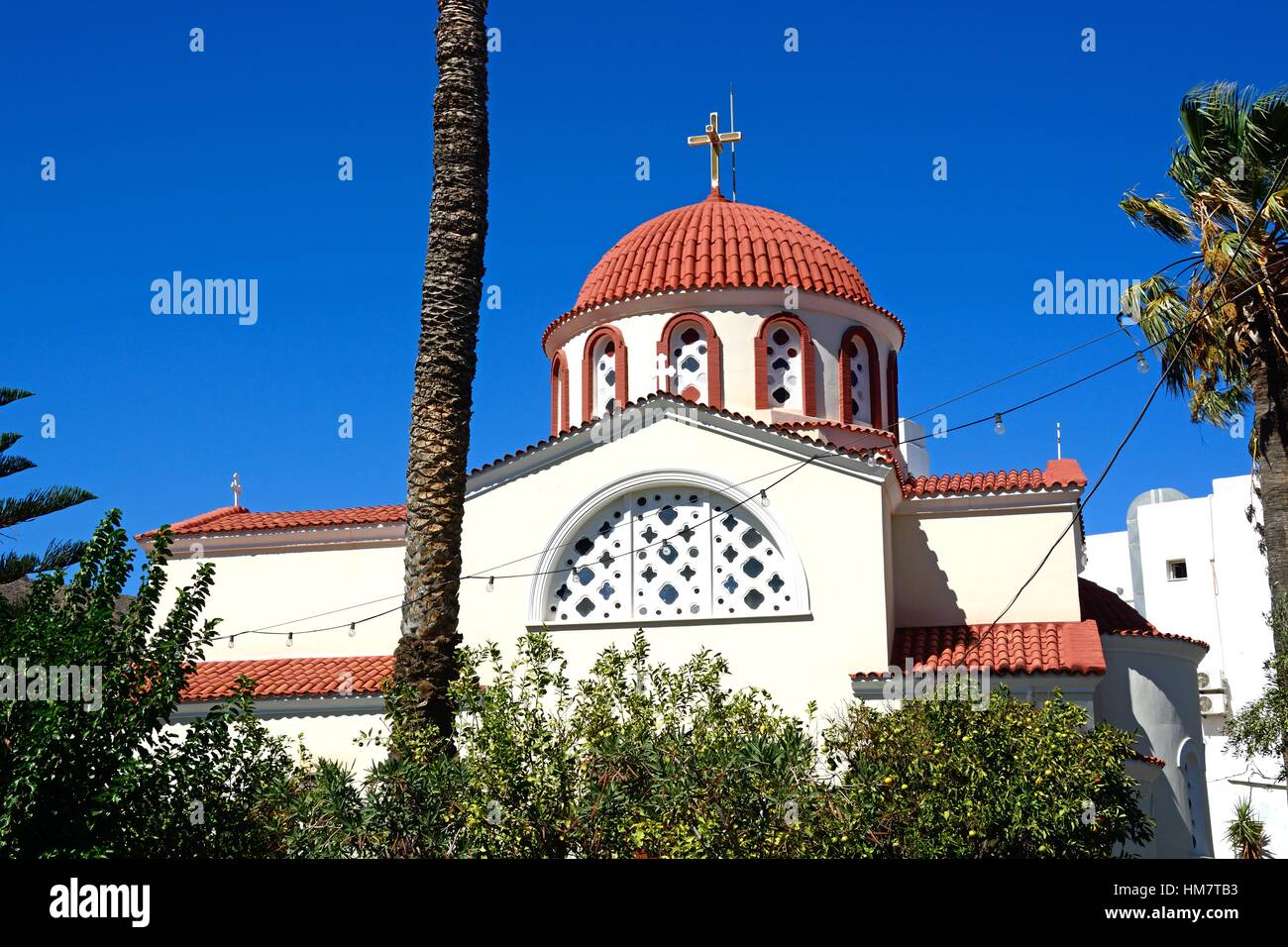 Church elounda crete greece hi-res stock photography and images - Alamy