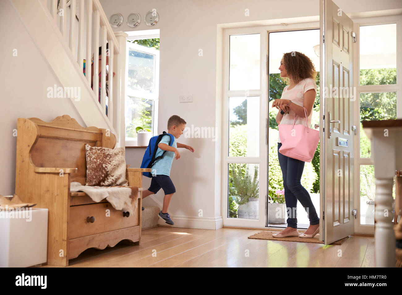 Leaving The House For School