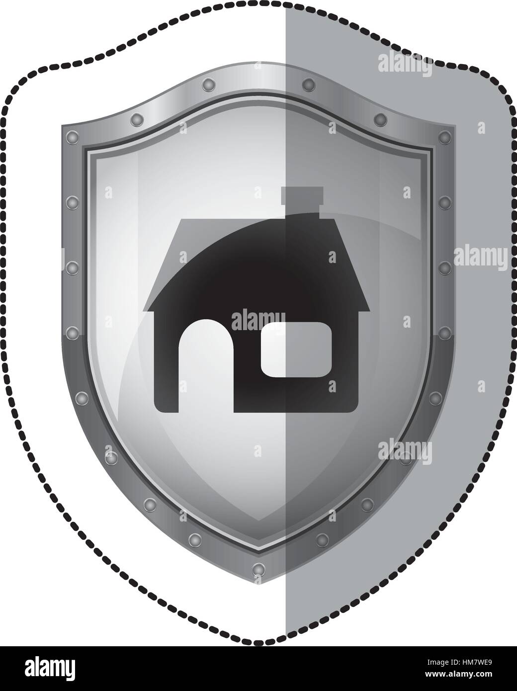 Perforated roof Stock Vector Images - Alamy