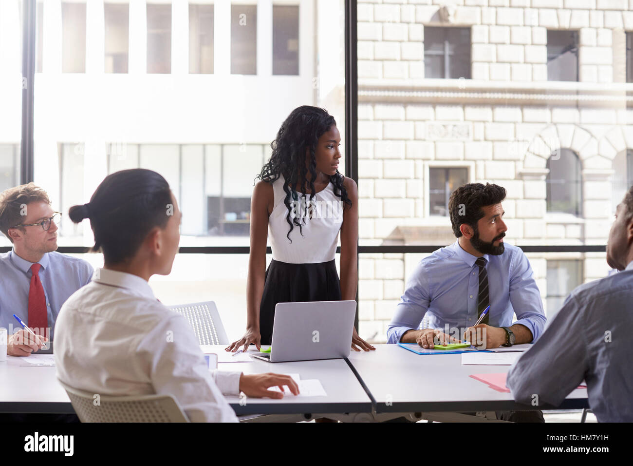 Away close up communication leadership looking hi-res stock photography ...