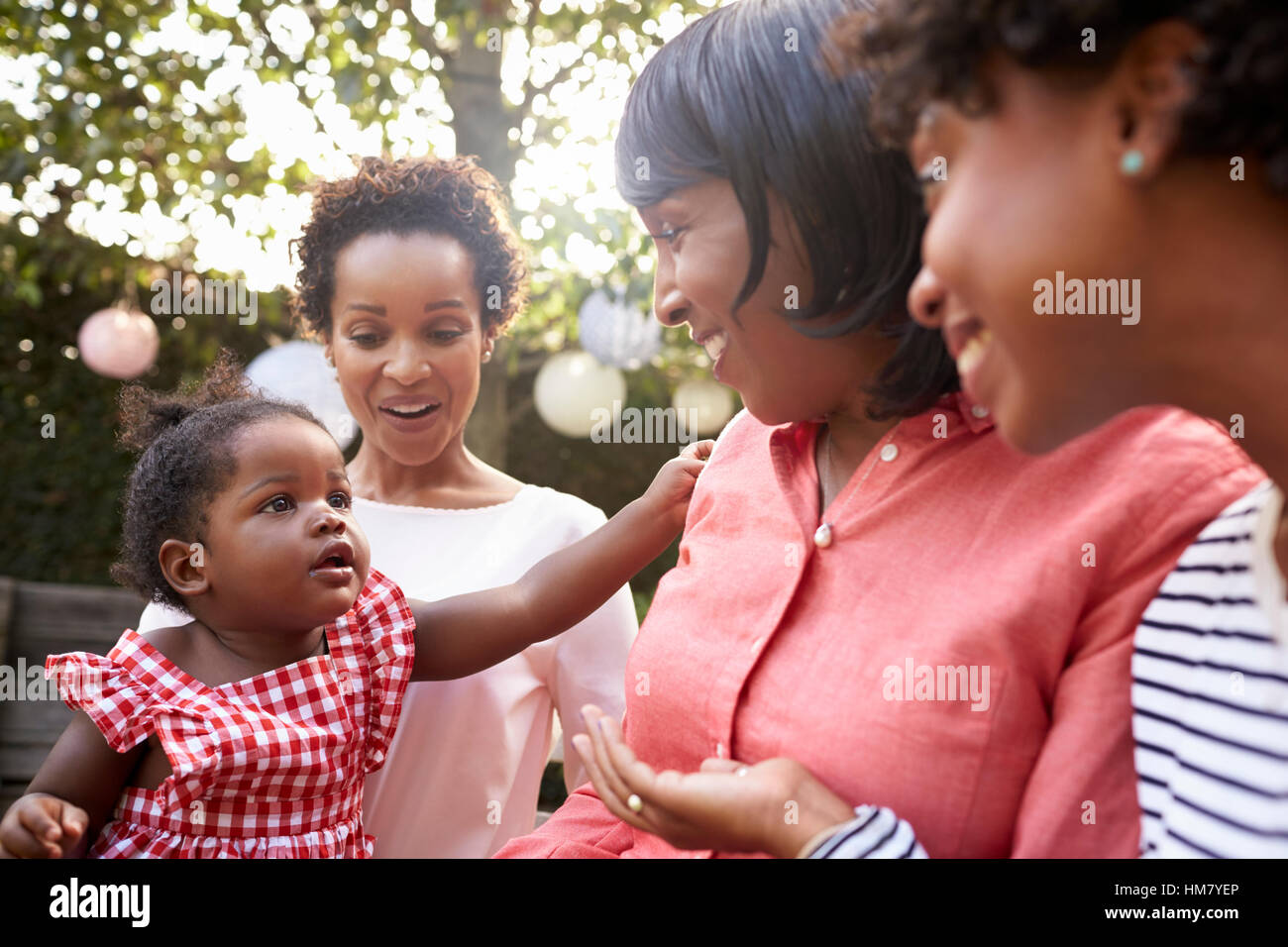 Family only female members sitting hi-res stock photography and images ...