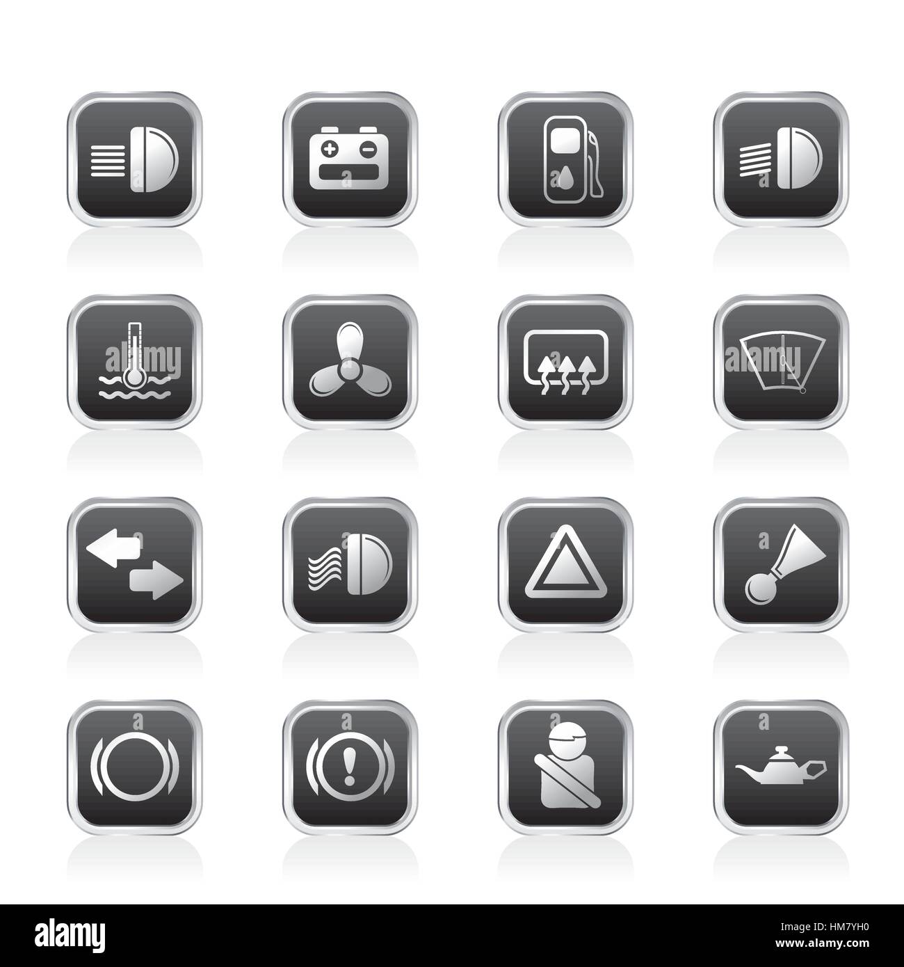 Car dashboard warning signs hi-res stock photography and images - Alamy