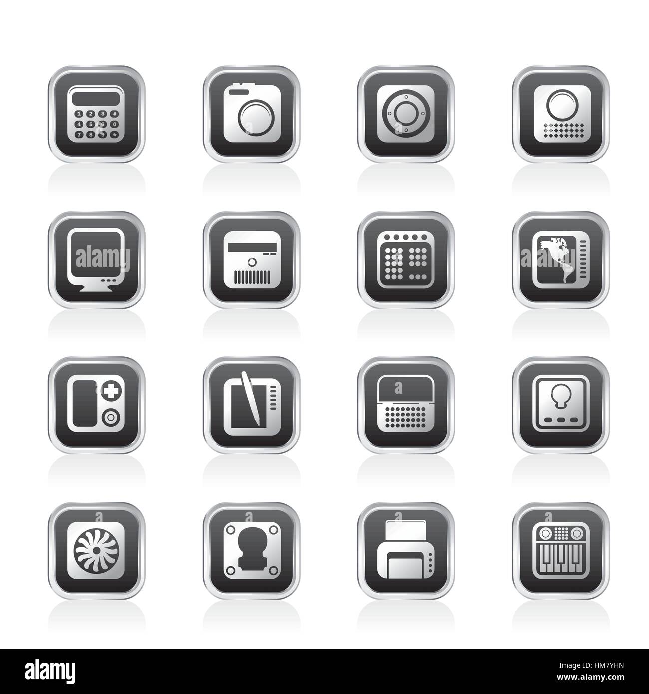 Hi tech tablet Stock Vector Images - Alamy