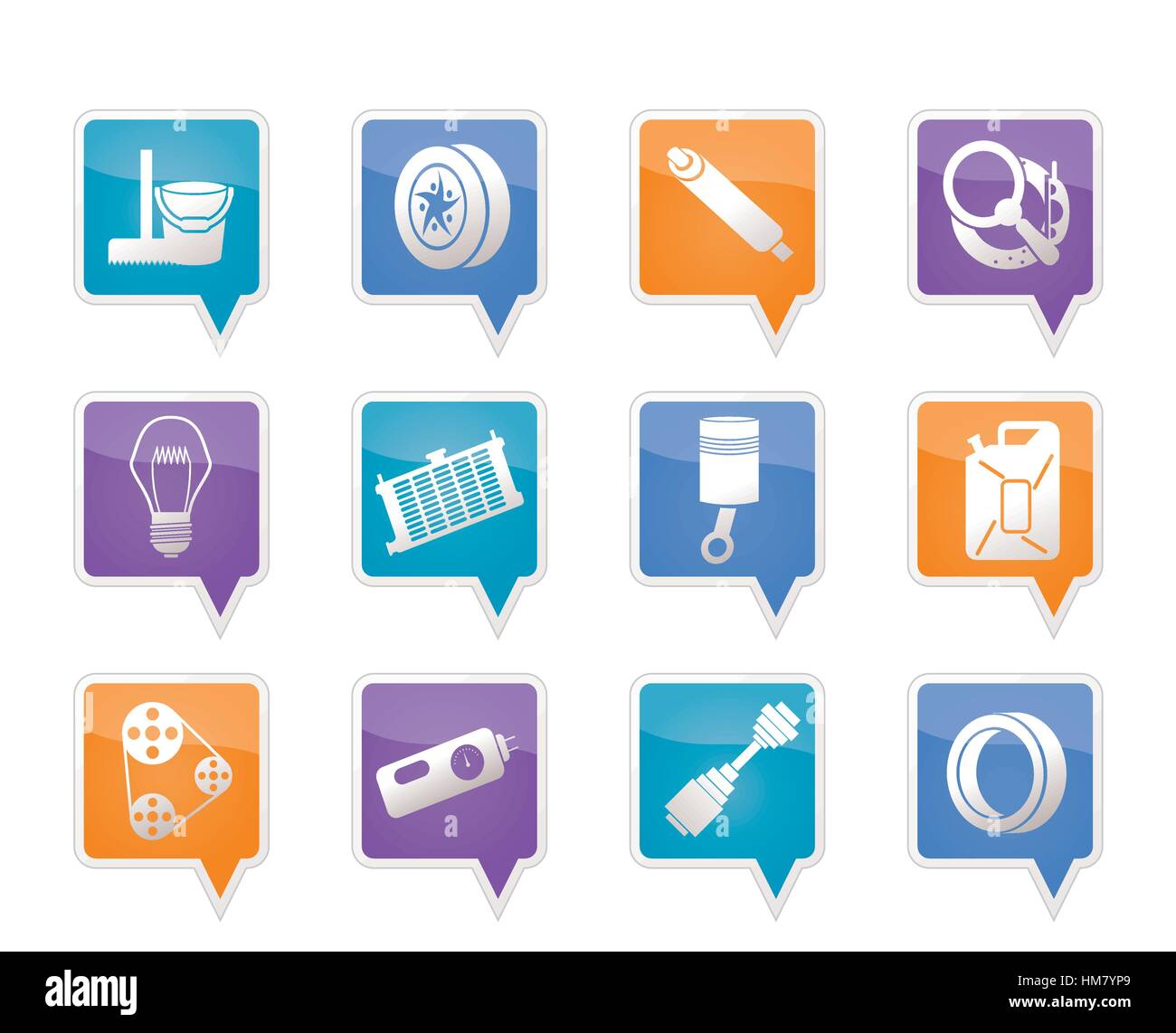 Cleaning of parts Stock Vector Images - Alamy
