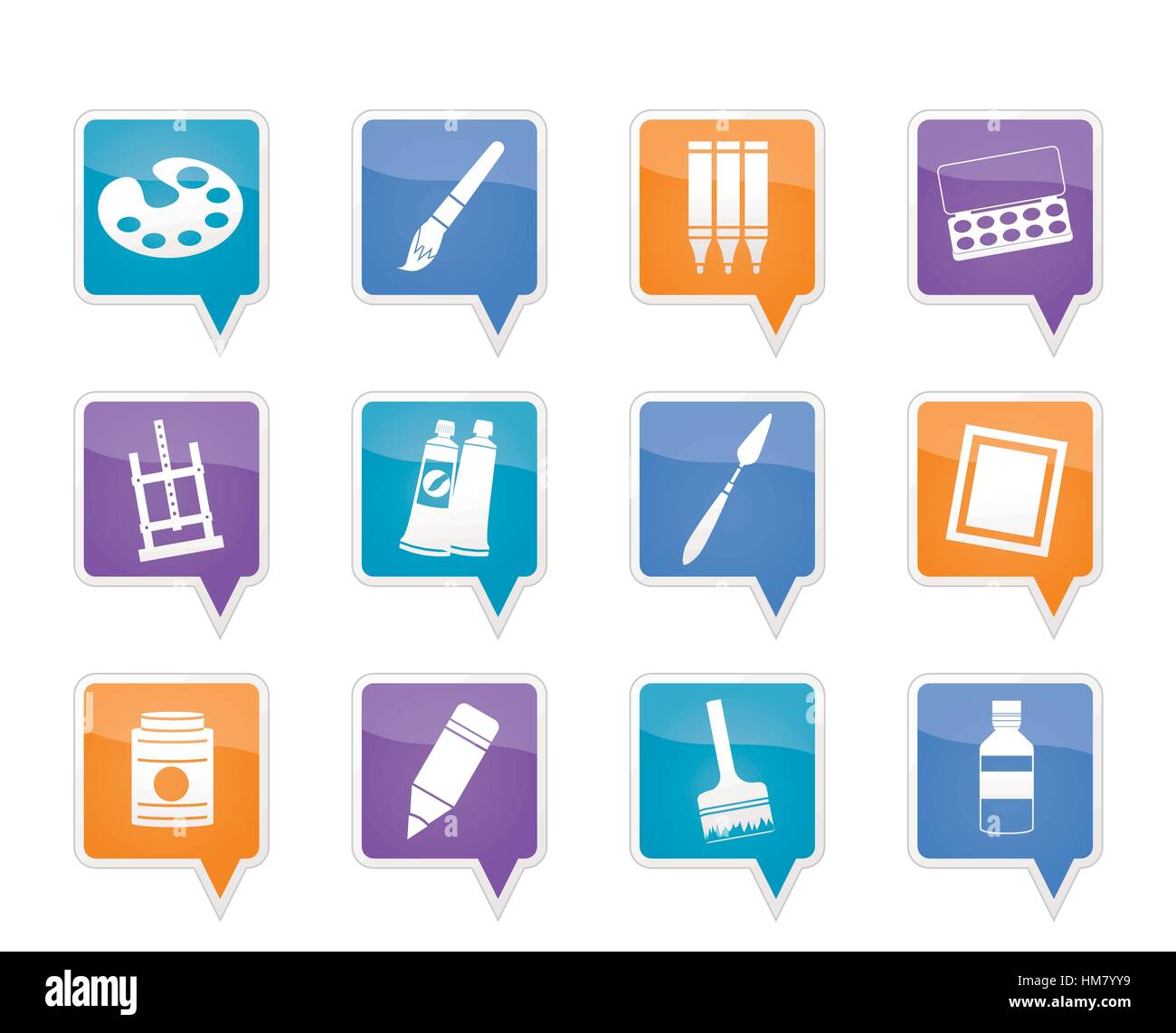 Oils painter Stock Vector Images - Alamy