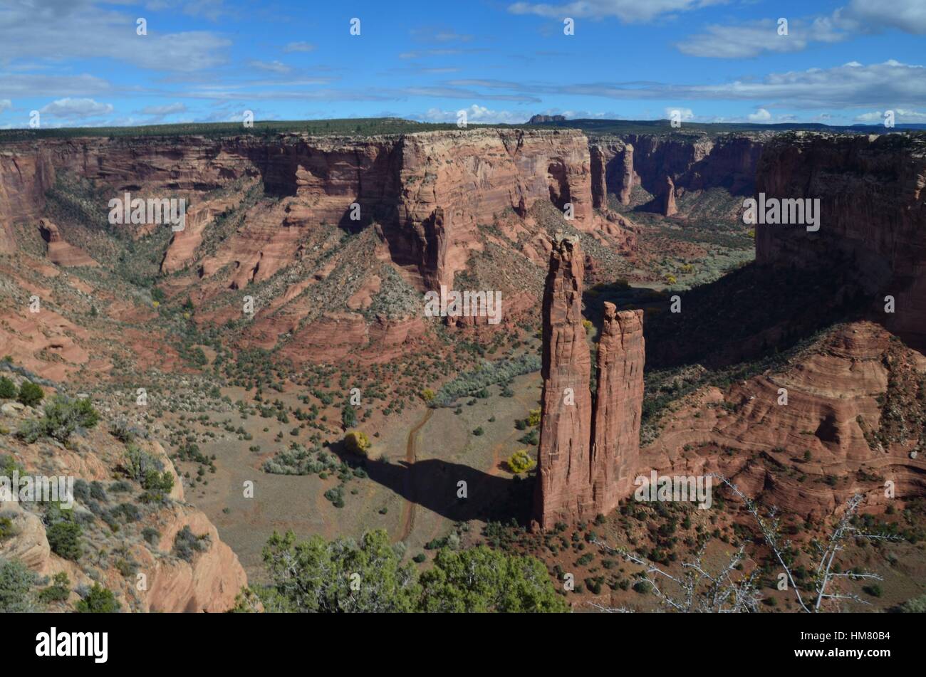 Overlooking Grand Canyon Stock Photo - Alamy