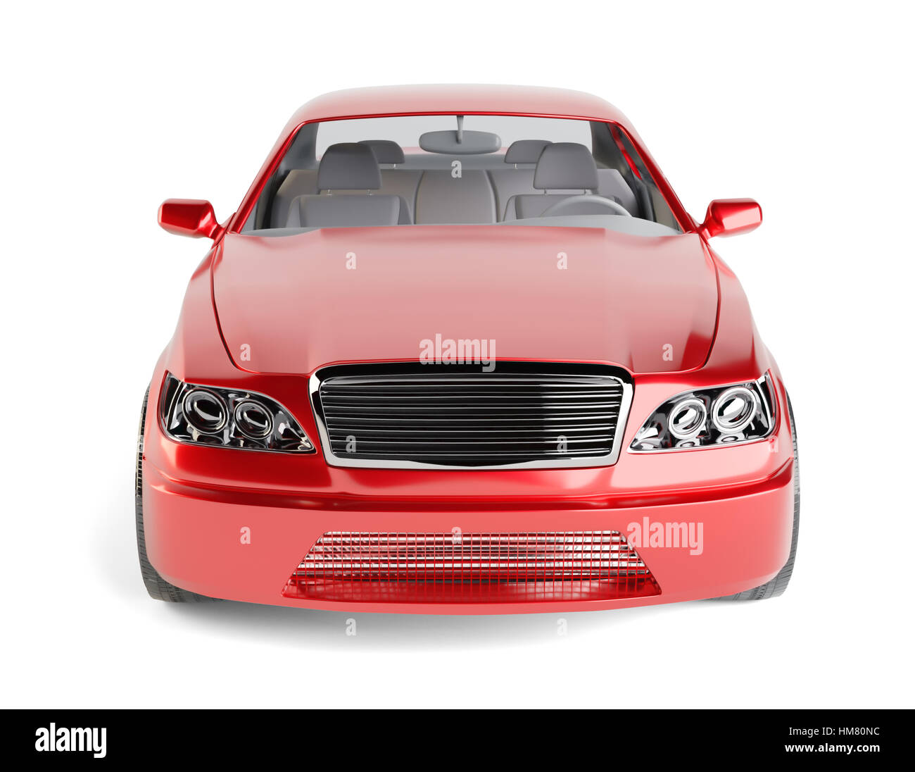 Brandless Generic Red Car Stock Photo - Alamy
