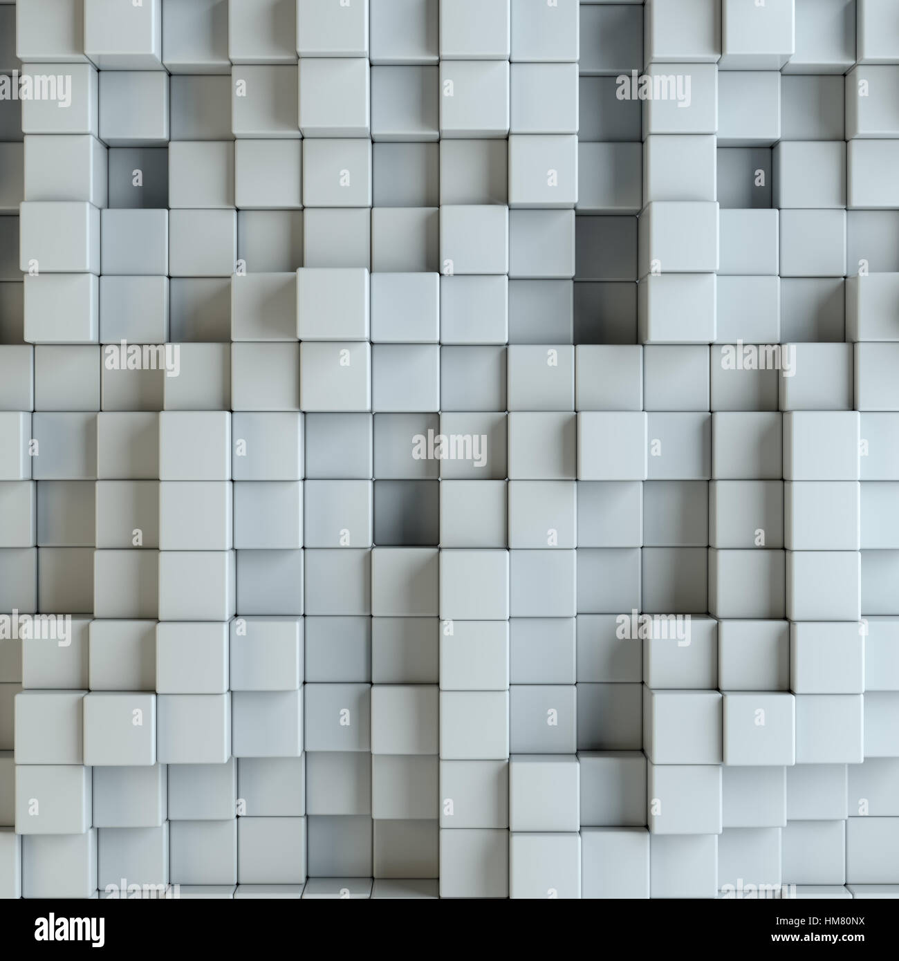 Abstract white blocks Stock Photo - Alamy