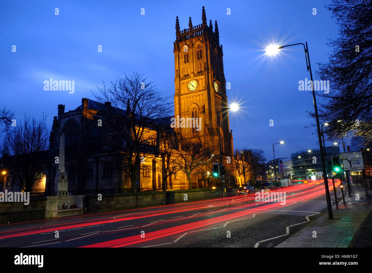 Leeds church with spire hi-res stock photography and images - Alamy