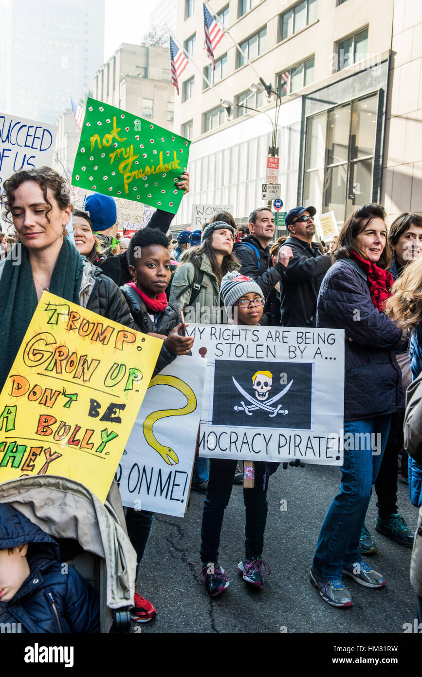 Women's March January 21, 2017 Stock Photo - Alamy
