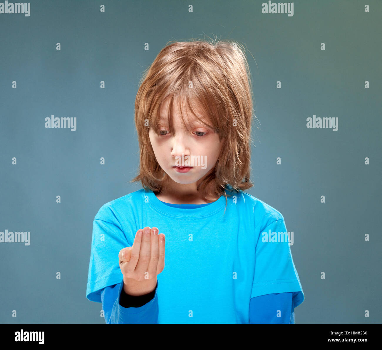 Child palm hand hi-res stock photography and images - Alamy