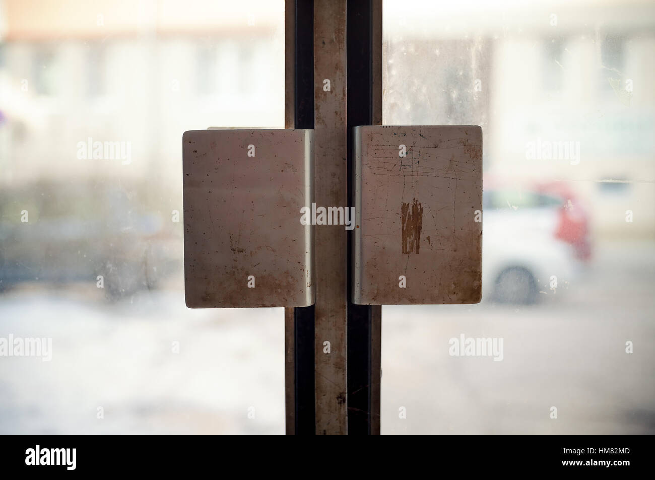 Handrails to doors hi-res stock photography and images - Alamy