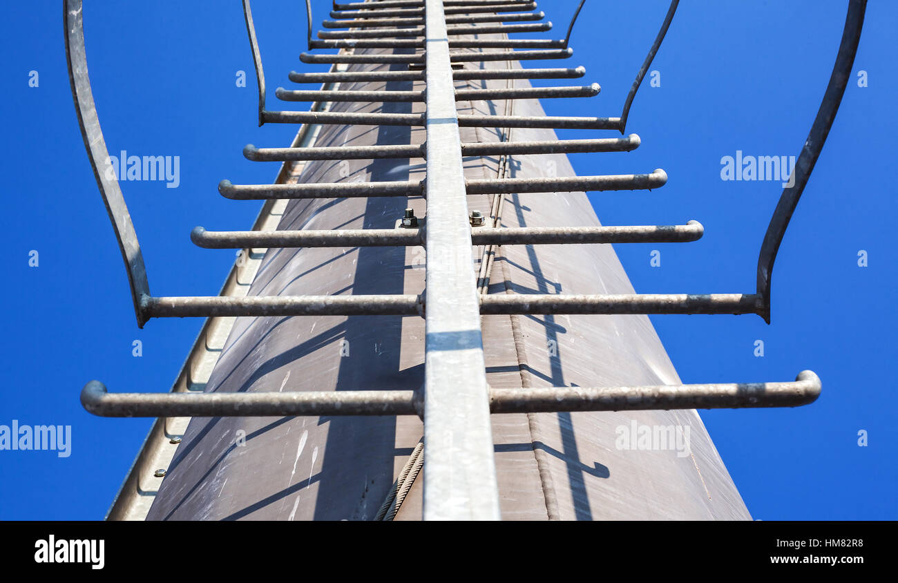 Blue ladders hi-res stock photography and images - Alamy