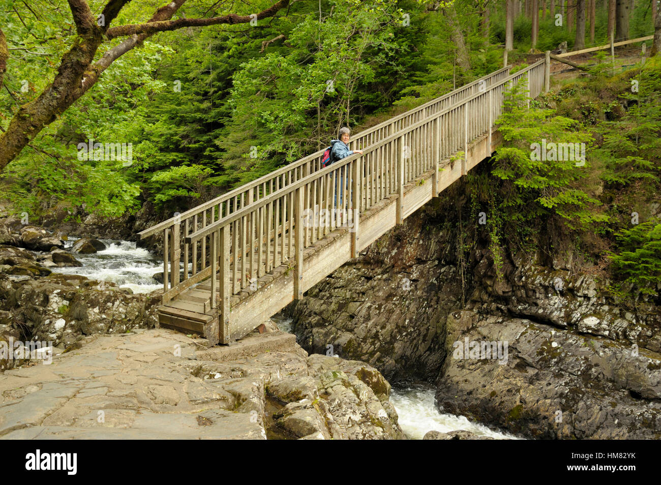 Miner's Bridge, Betws y Coed Stock Photo - Alamy