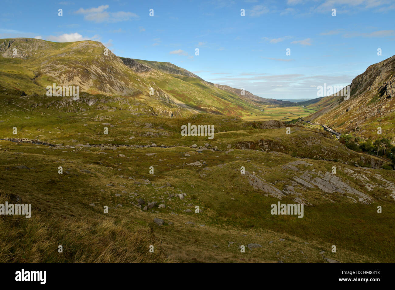 Nant Francon Valley Stock Photo - Alamy