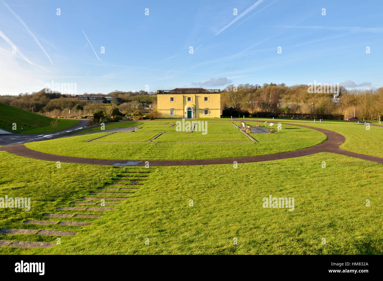 Principality House at the National Botanic Garden of Wales Stock Photo ...