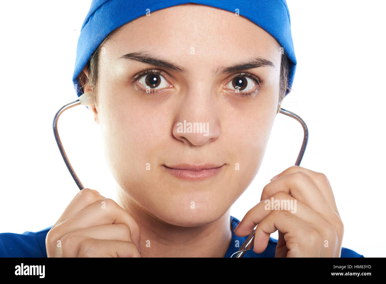 Smiling medical professional stethoscope hi-res stock photography and ...