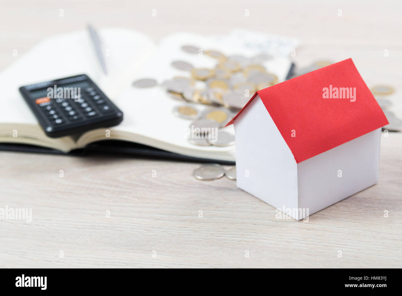 Poorly planned home budget Stock Photo - Alamy