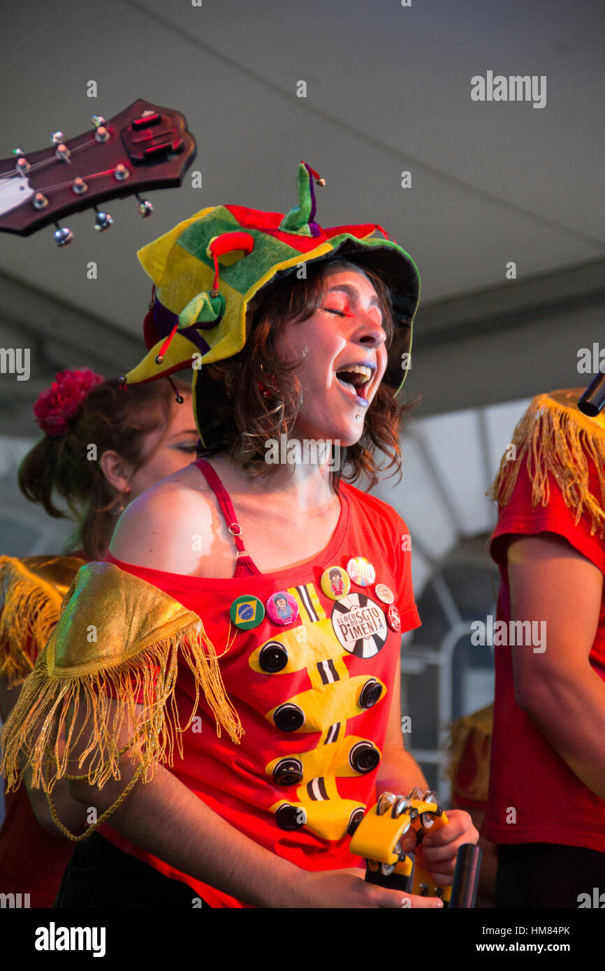 Musician on stage Stock Photo - Alamy