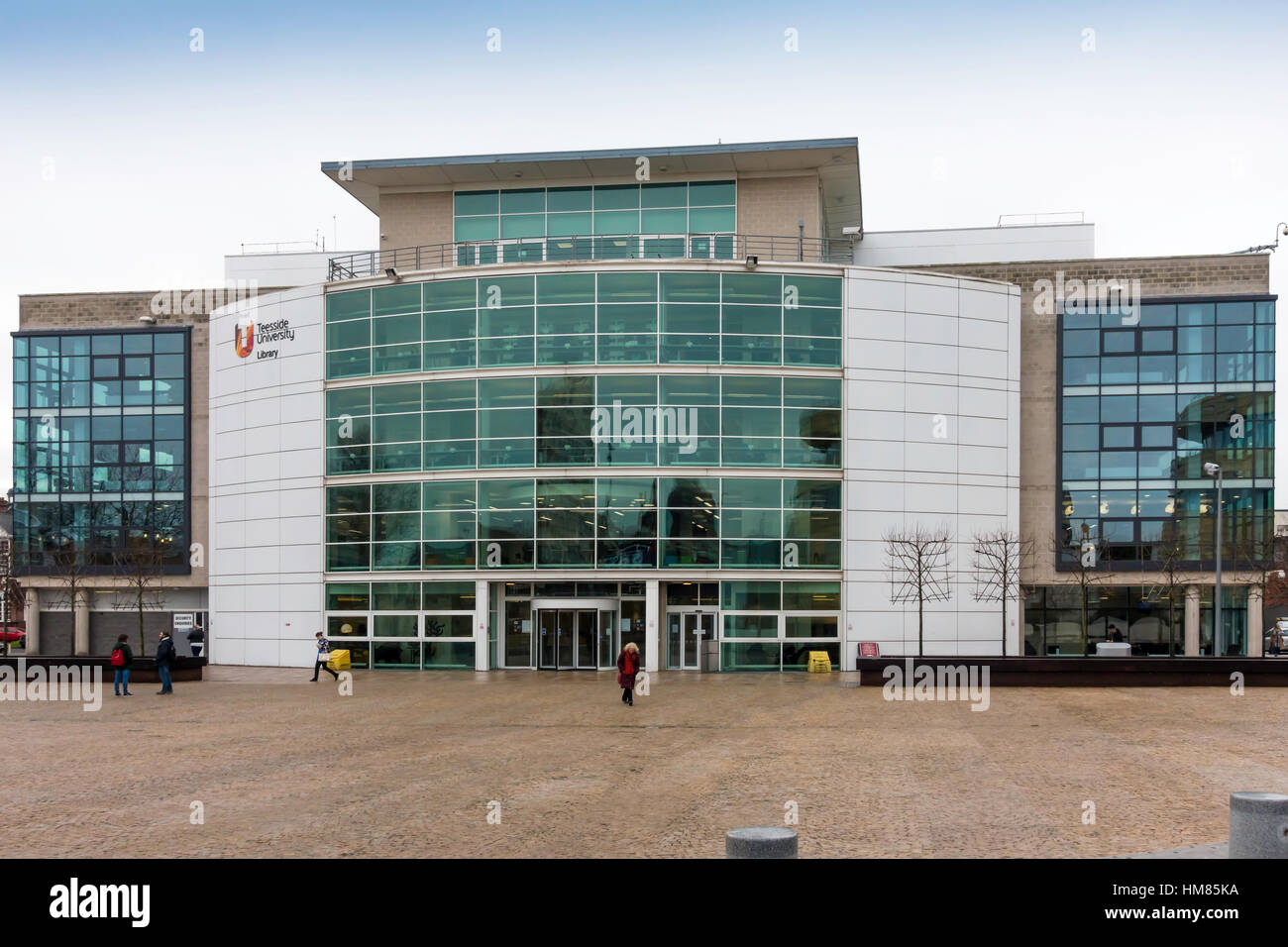 Teesside University Middlesbrough Campus Library Building Stock Photo ...