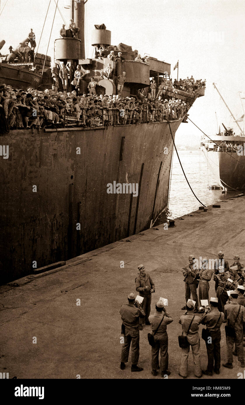 Second Division high pointers returning to the states. Nagasaki, Japan ...