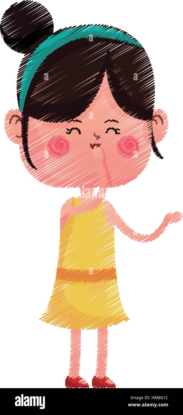 cute girl icon Stock Vector Image & Art - Alamy